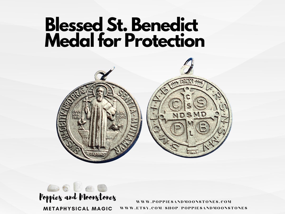 Blessed St. Benedict Medal for Protection - Etsy