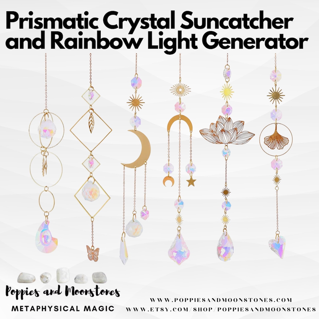 Prismatic Crystal Suncatcher and Rainbow Light Generator - Etsy