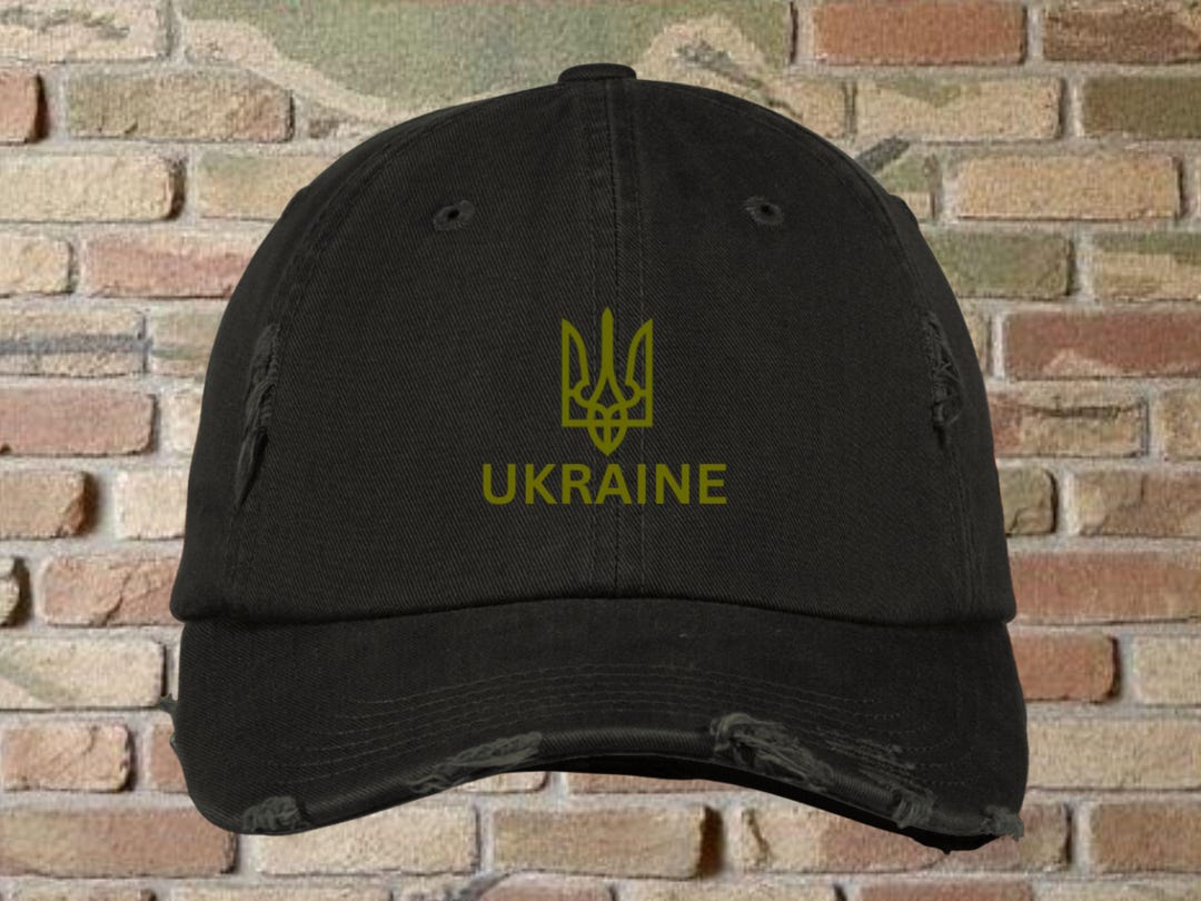 Ukrainian Cap, Ukraine Military Symbol Hat, Trident Design, Pro ...