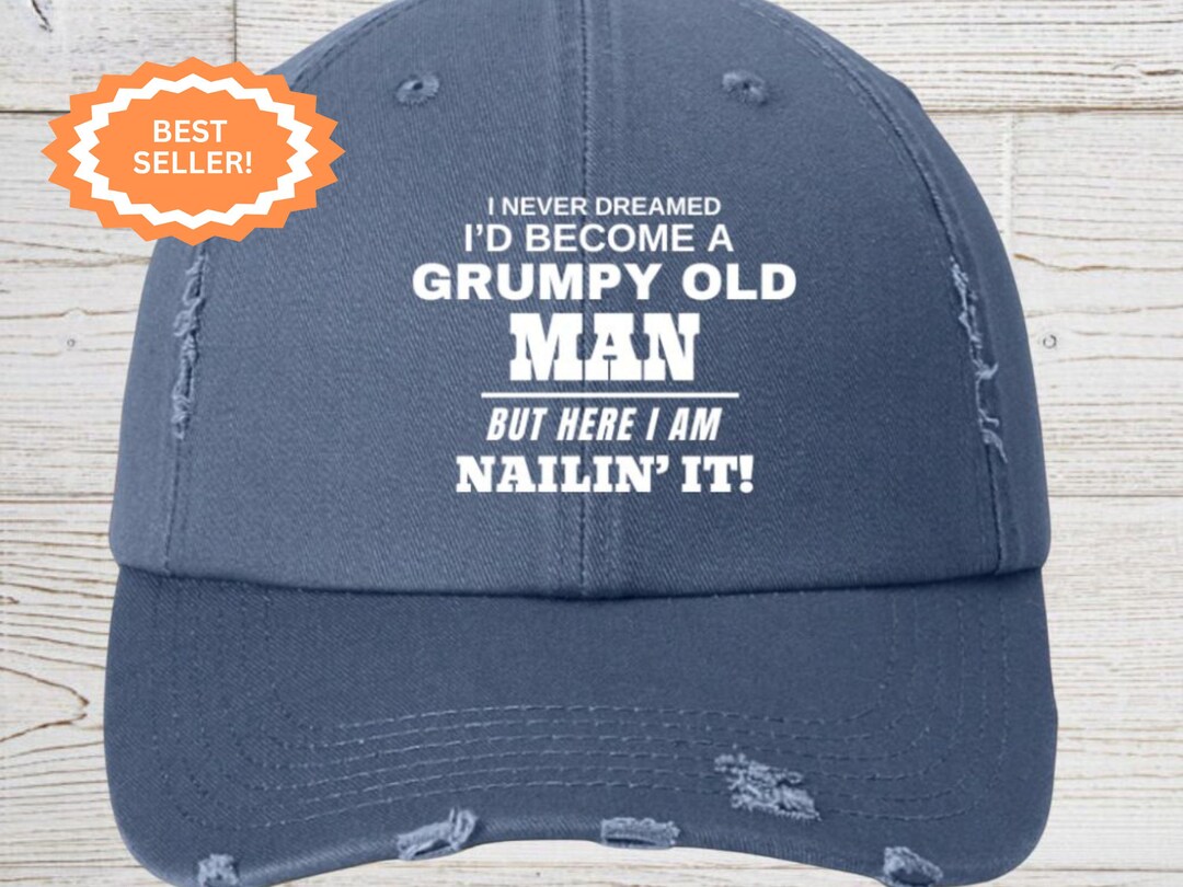 Funny Baseball Cap, Boomer Humor Hat, Grandpa Birthday Present ...