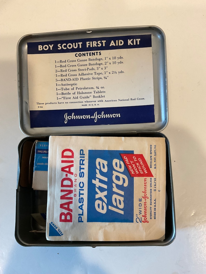 Boy Scout Official First Aid Kit Johnson and Johnson - Etsy