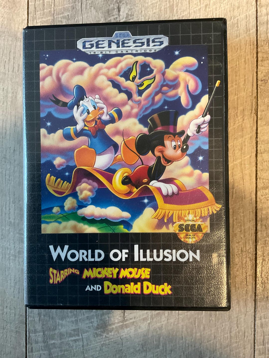 Sega Genesis Mickey Mouse and Donald Duck World of Illusion Includes ...
