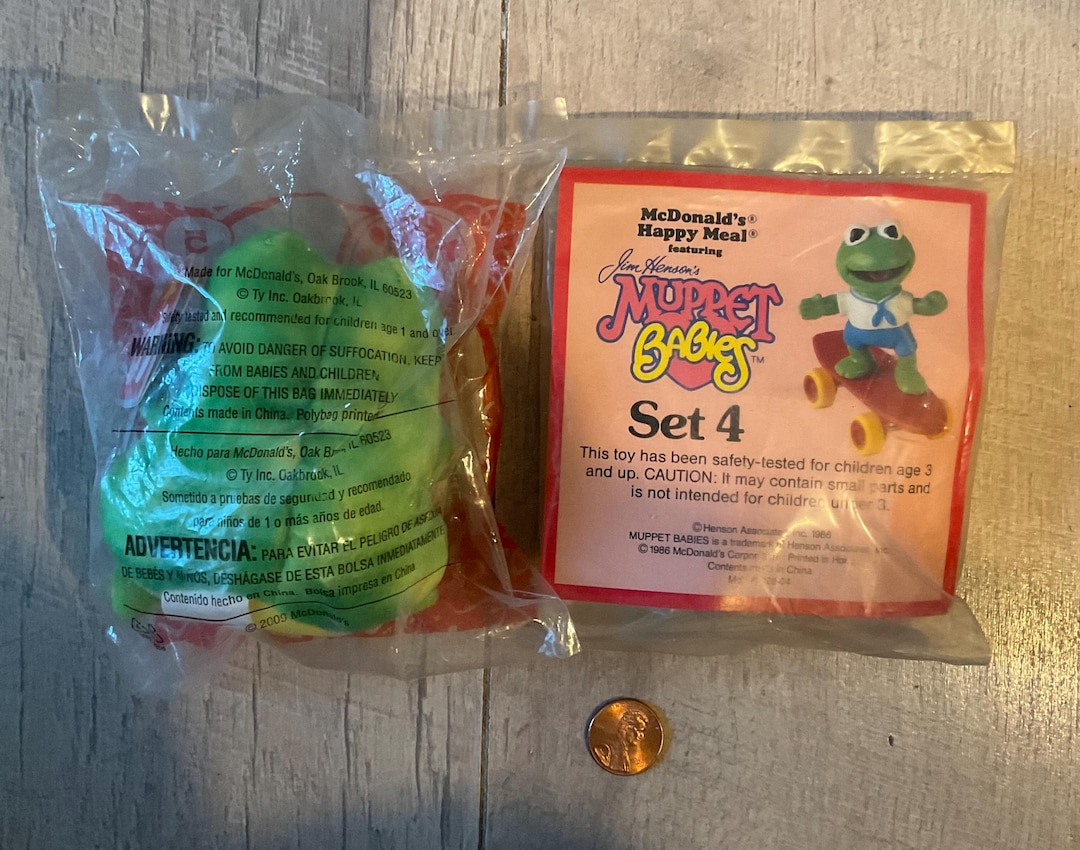 2 Vintage Mcdonalds Frog Toys - Etsy