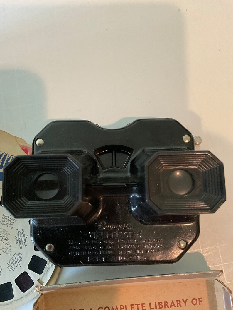 Vintage Stereoscope Viewmaster With 3 Reels in Box - Etsy