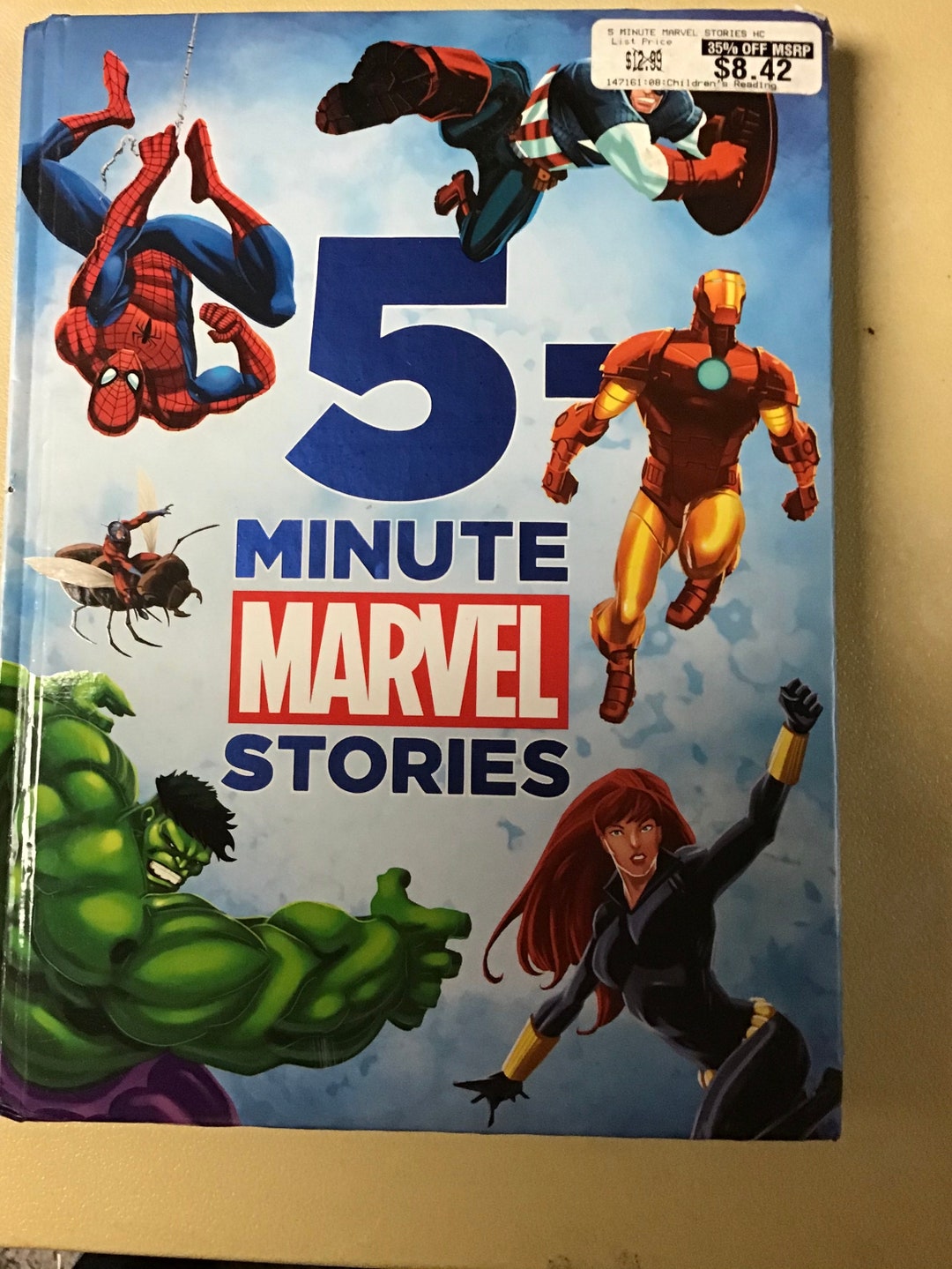 5 Minute Marvel Stories Book - Etsy