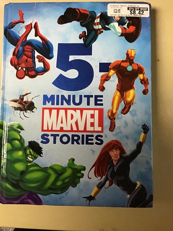 5 Minute Marvel Stories Book | Etsy