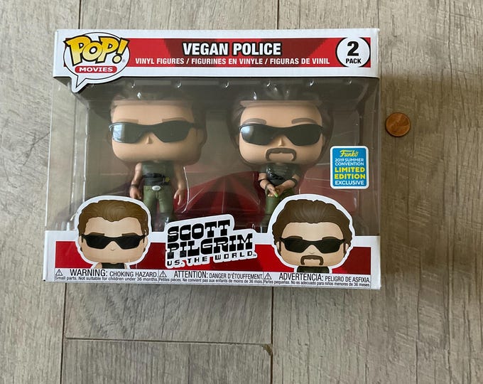 Funko Pop Movie Vegan Police Scott Pilgrim Limited Edition - Etsy
