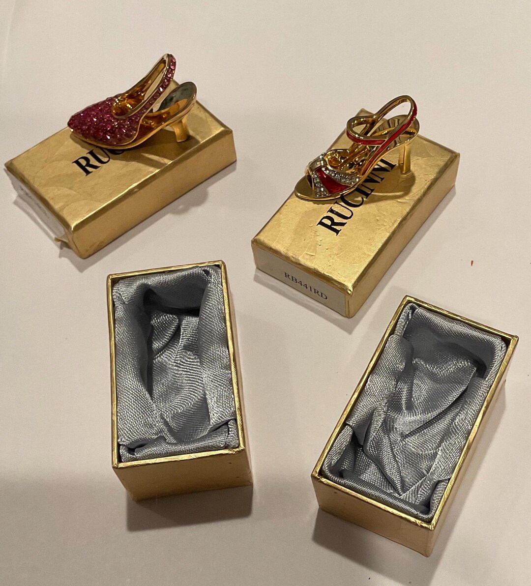 2 Rare New Rucinni Crystal Shoes - Etsy