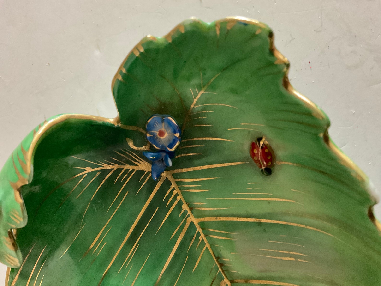 Chubu China Leaf With Ladybug Flower Butterfly - Etsy