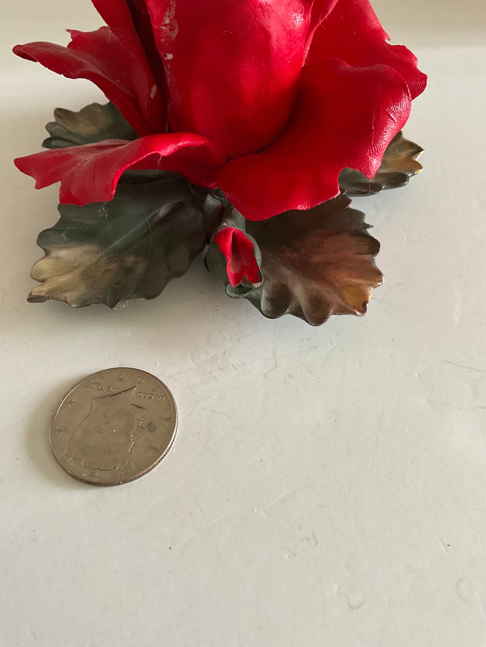 Vintage Nippon Red Rose Flower - Etsy