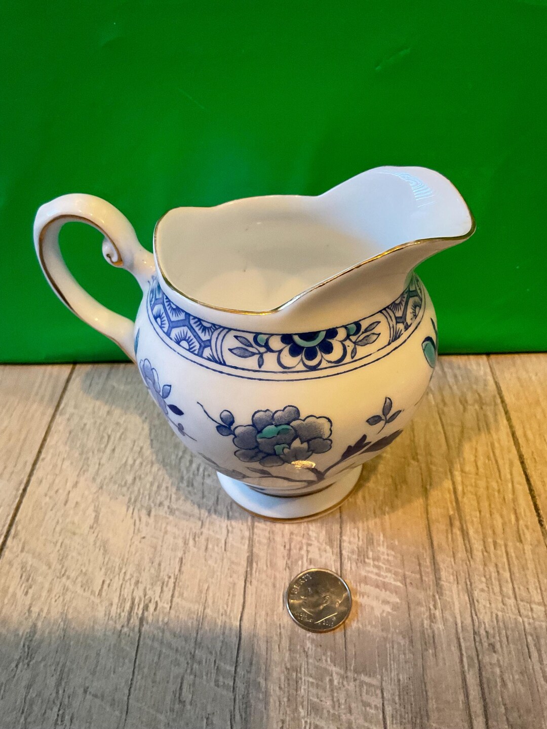 Vintage Tuscan Bone China Pitcher - Etsy