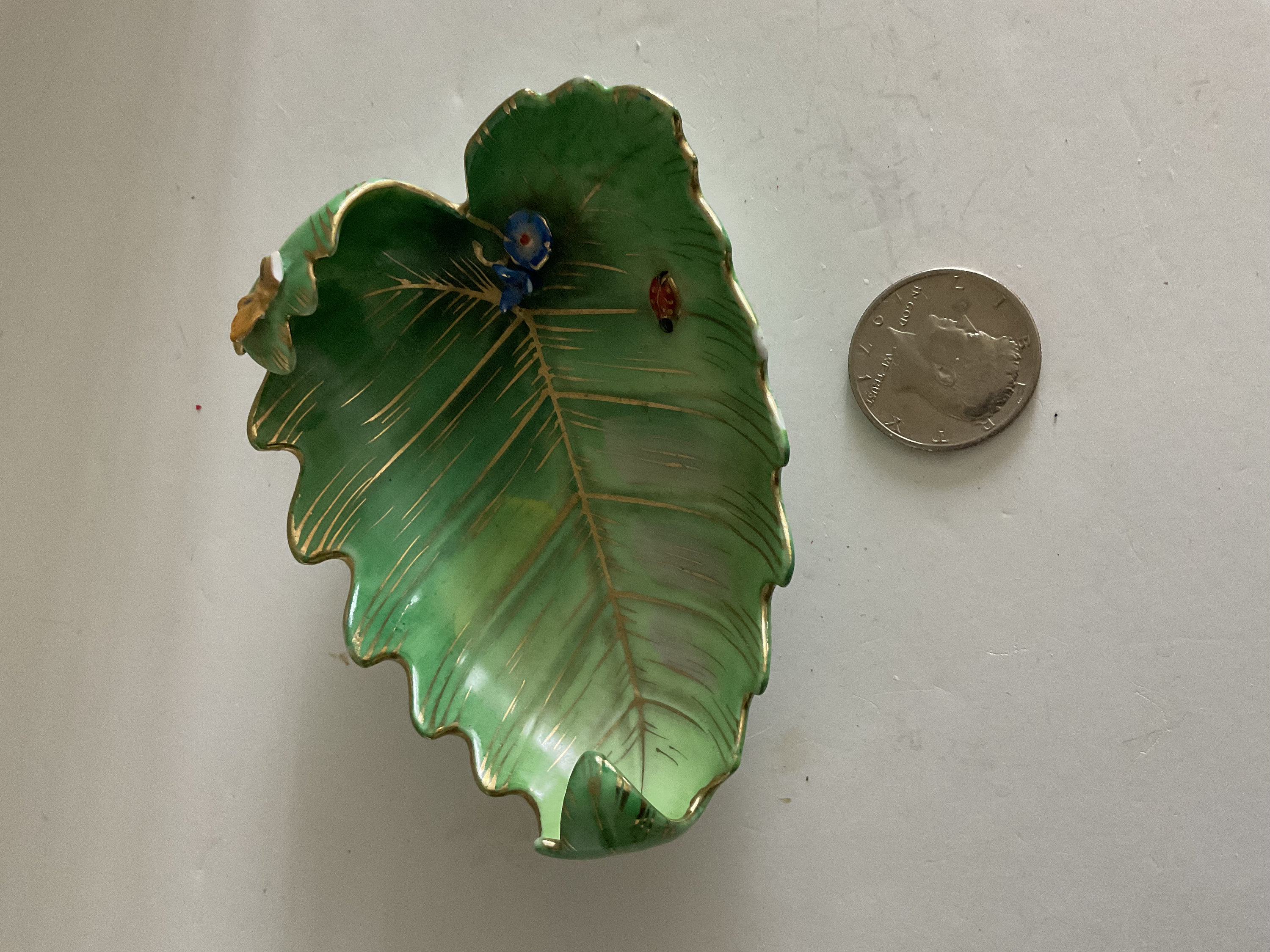 Chubu China Leaf With Ladybug Flower Butterfly - Etsy