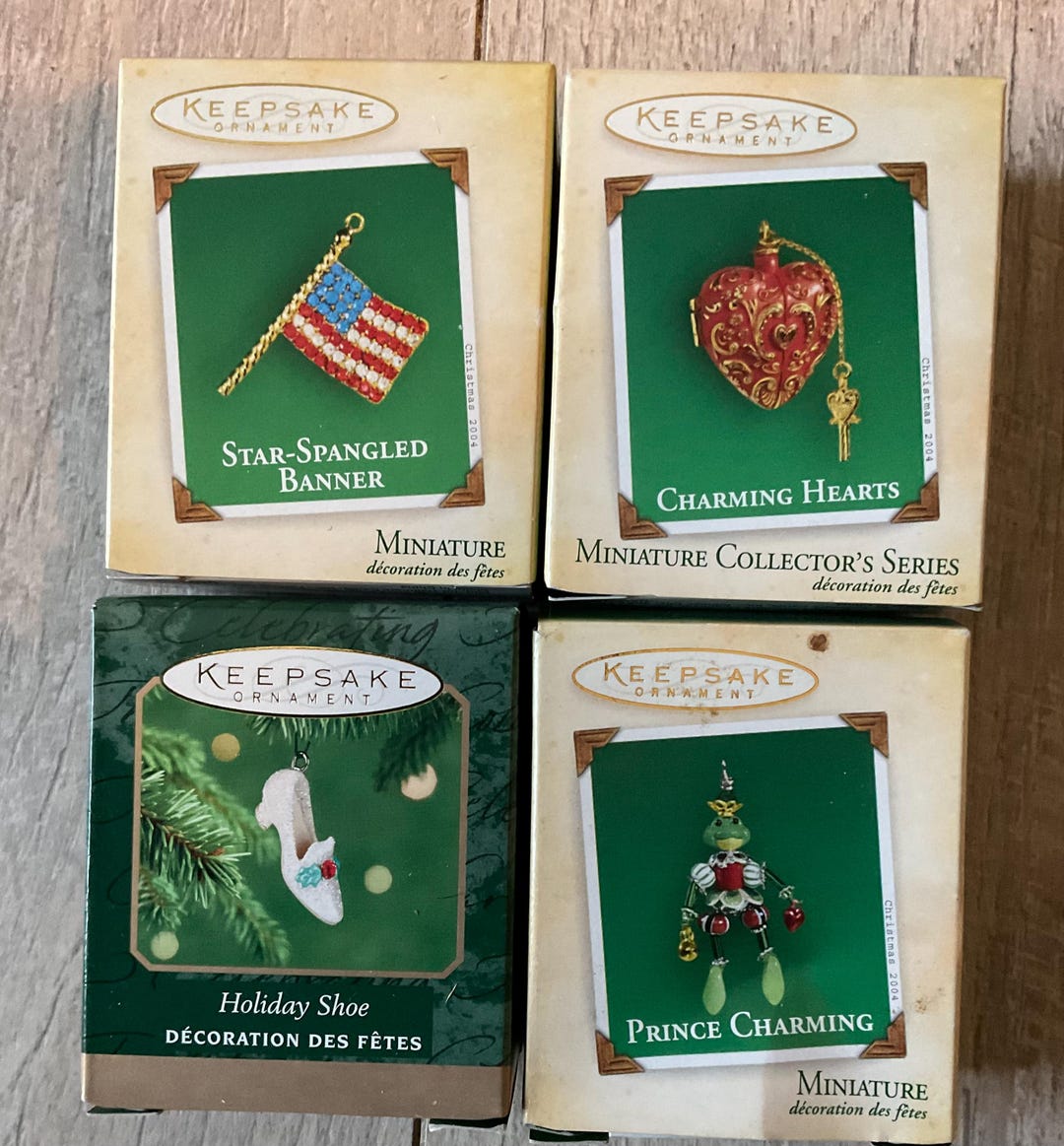 Hallmark Miniatures (4) Princess Charming Characters - Etsy