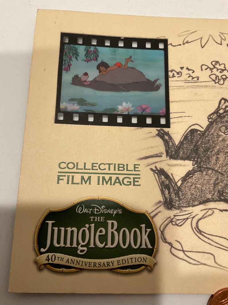 Jungle Book Collectible Film Image 40th Anniversary - Etsy