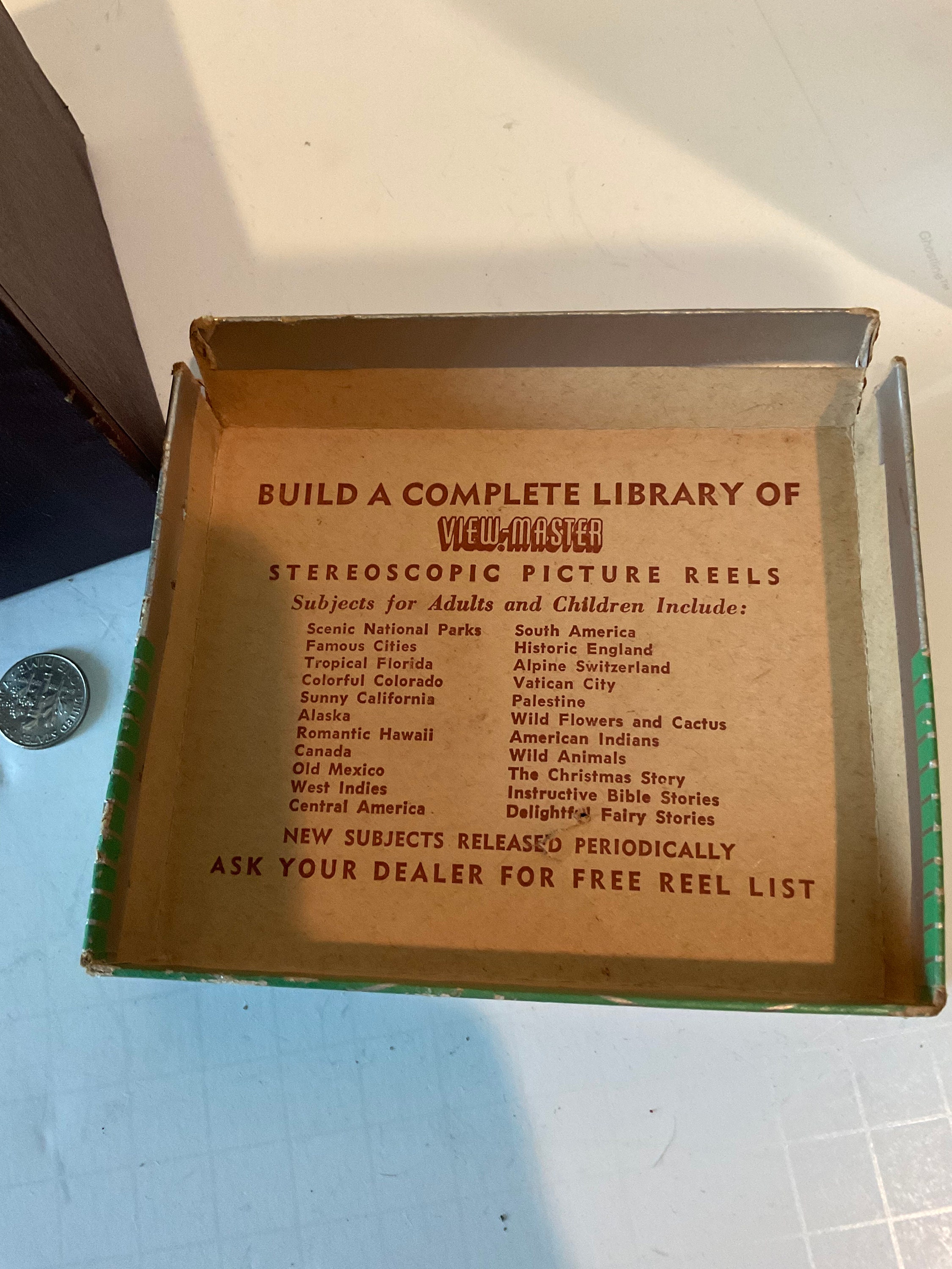 Vintage Stereoscope Viewmaster With 3 Reels in Box - Etsy