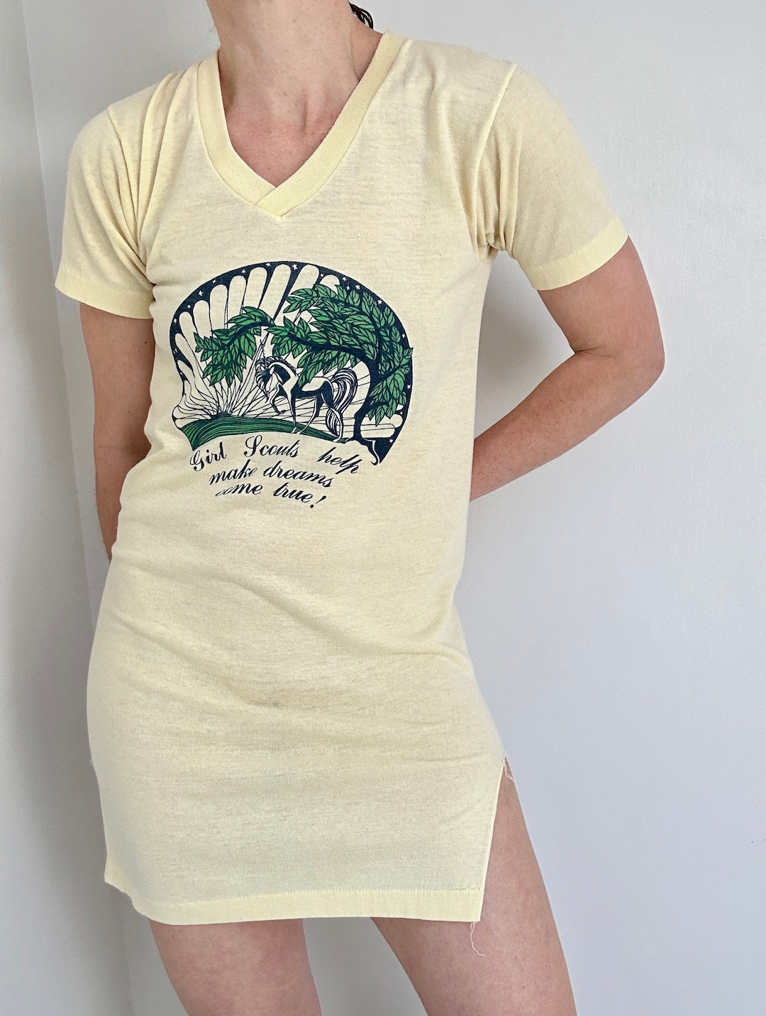 70s Girl Scouts Single Stitch Tee - Etsy