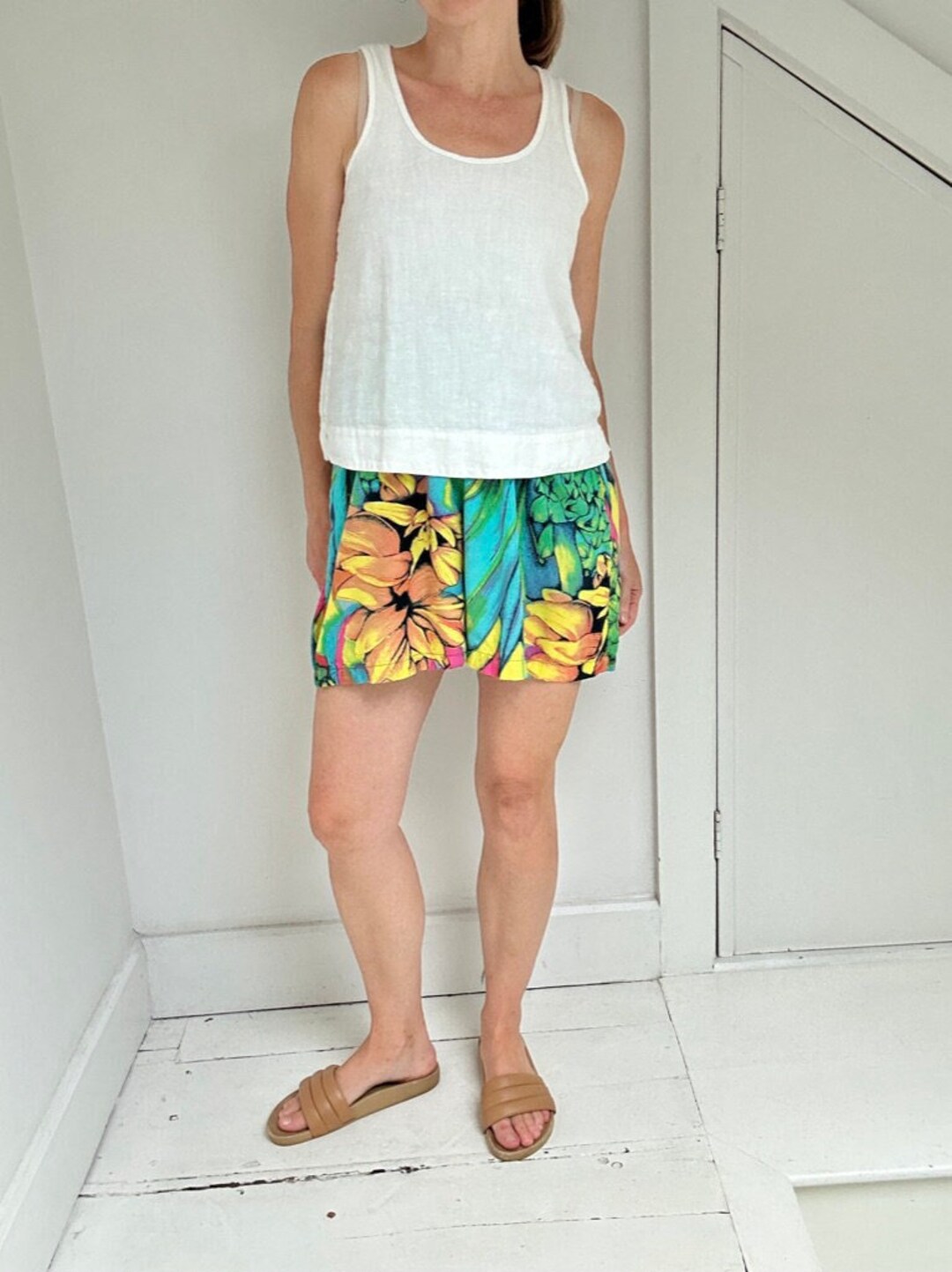 Rad 80s Hawaiian Fruit Shorts - Etsy