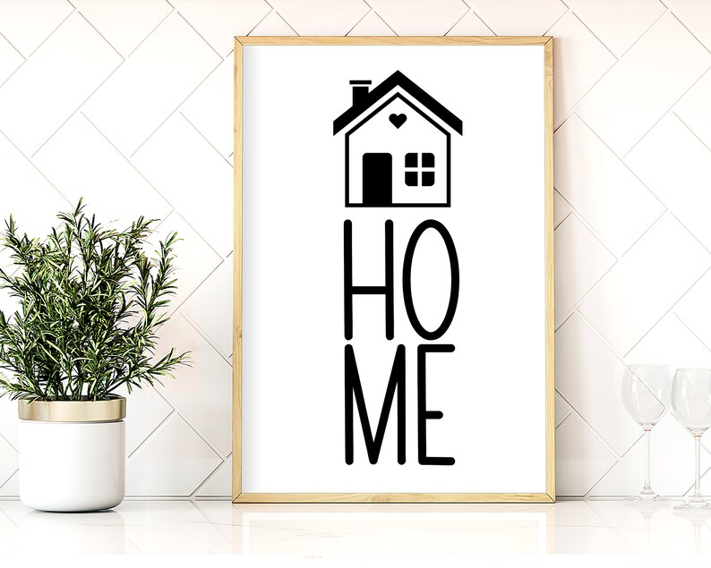 Home Svg, Home Sweet Home, New Home Svg, Wood Sign Svg, Home Decor Svg ...