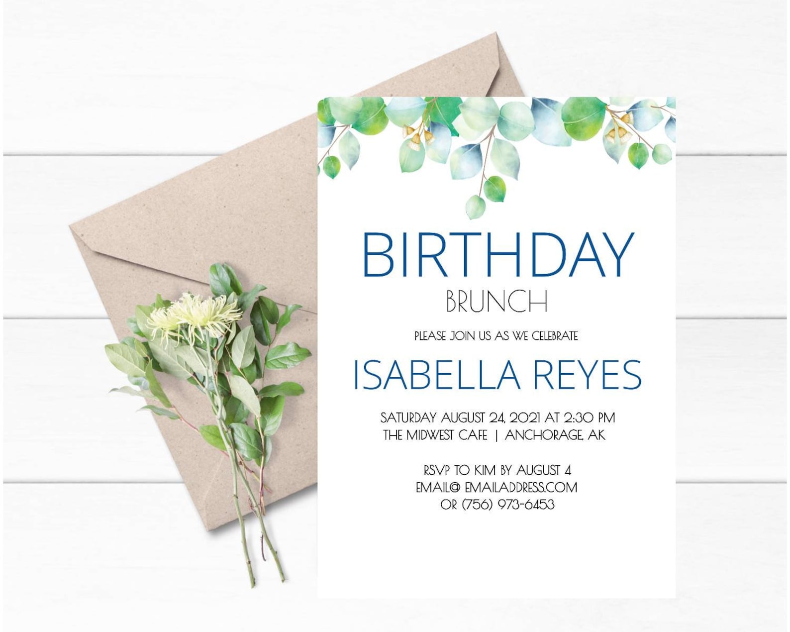 BIRTHDAY Invitation - Best Friend Invitation Card Template - Happy ...