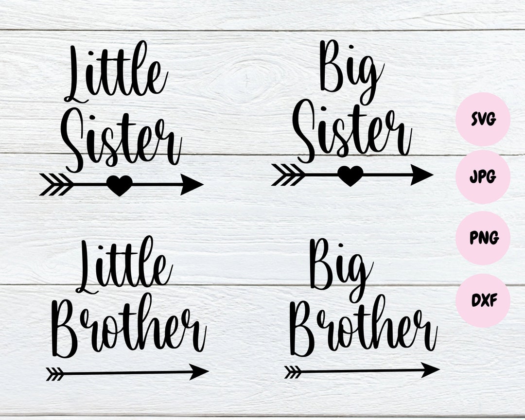 Sibling Svg Bundle, Sibling Svg Files, Family Svg, Family Shirts Svg ...