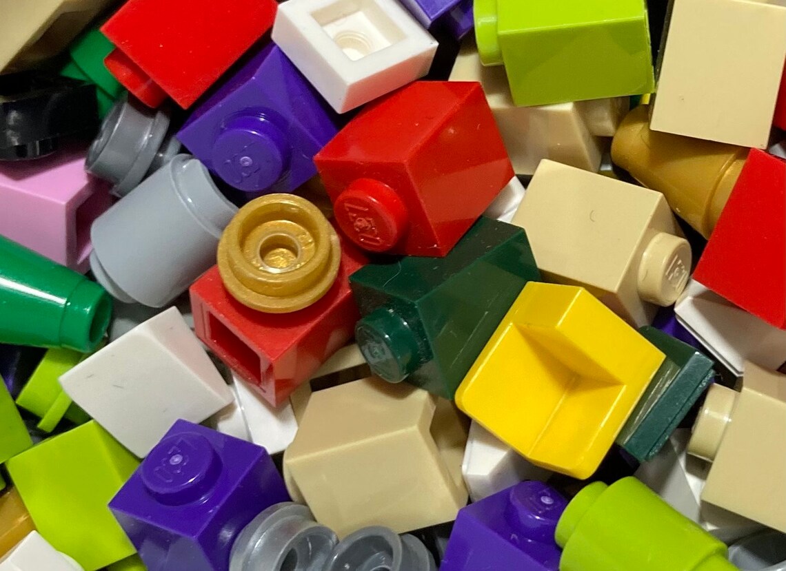 Lego Lot of 150 tiny parts: 1x1 blocks plates tiles wedges | Etsy