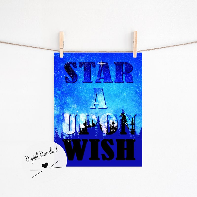 Star Typography - Etsy