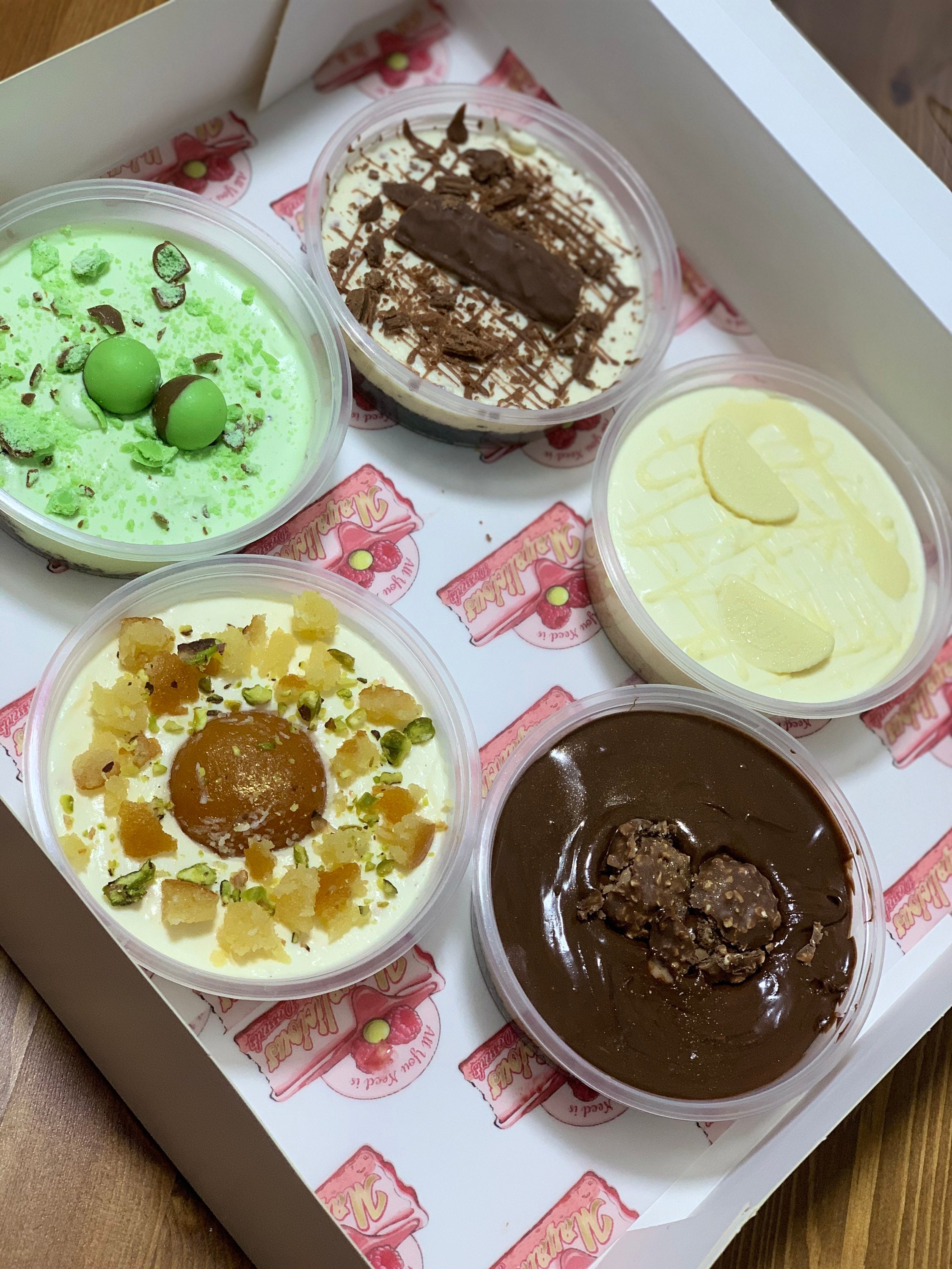 No Baked Cheesecake Tubs X5 Get 1 FREE 250ml Each for All - Etsy UK