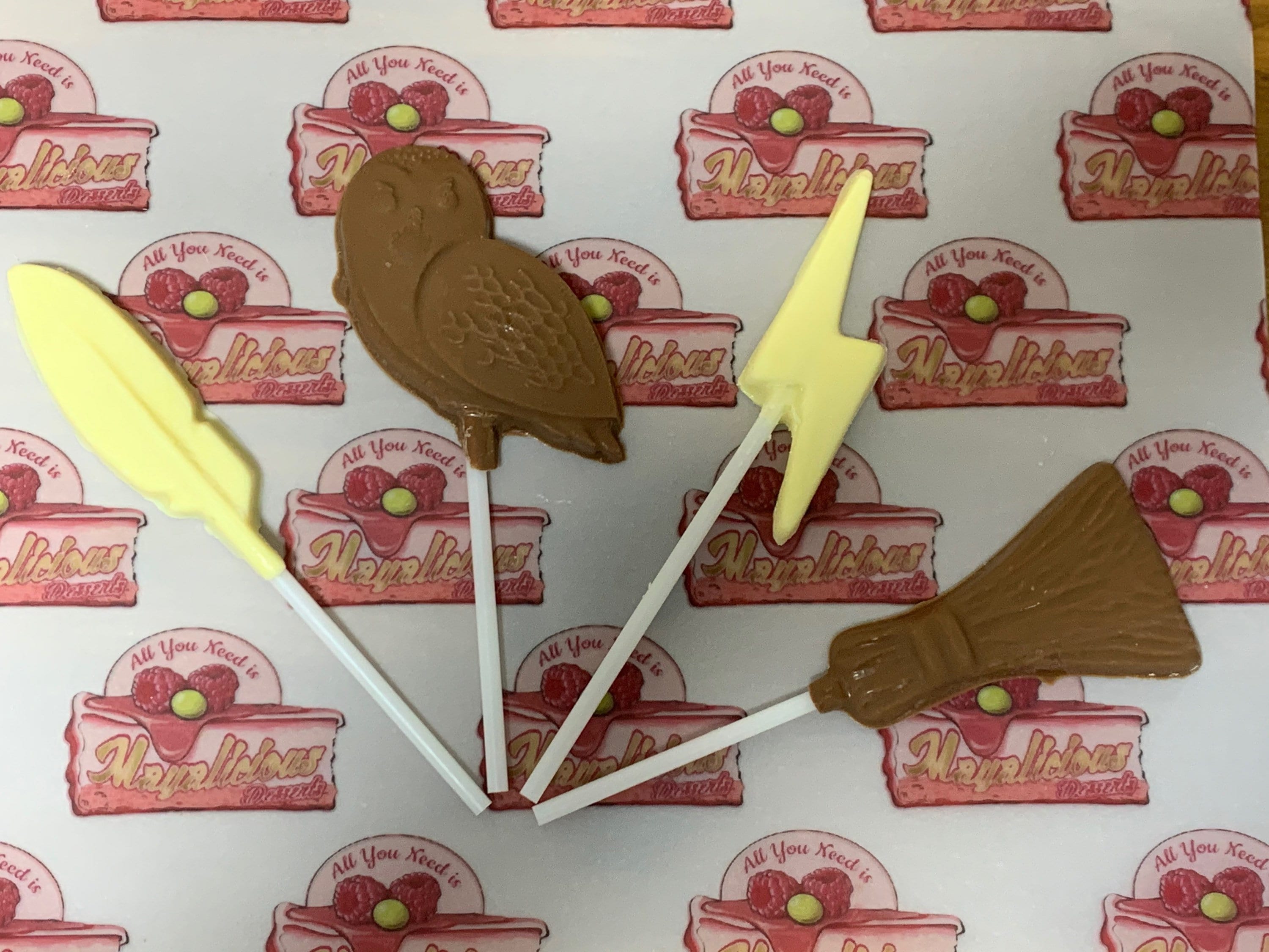 Belgian Chocolate Harry Potter themed lollipops | Etsy