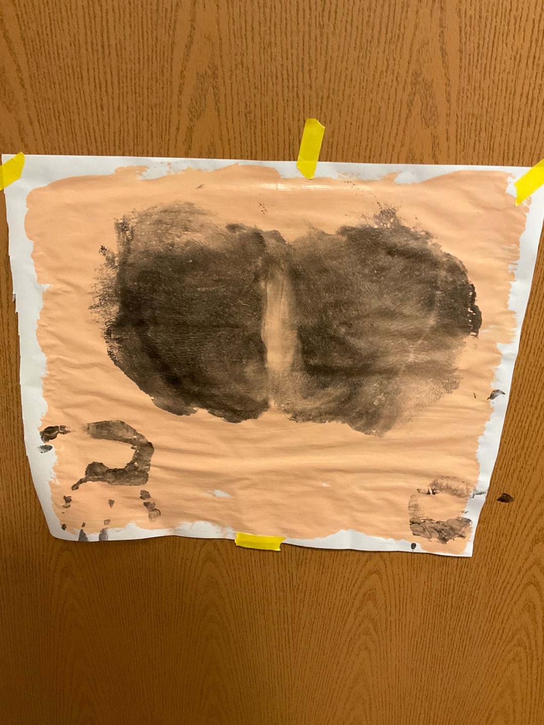 Butt Ass Print Paint Painting Nude 17x20 Signed - Etsy