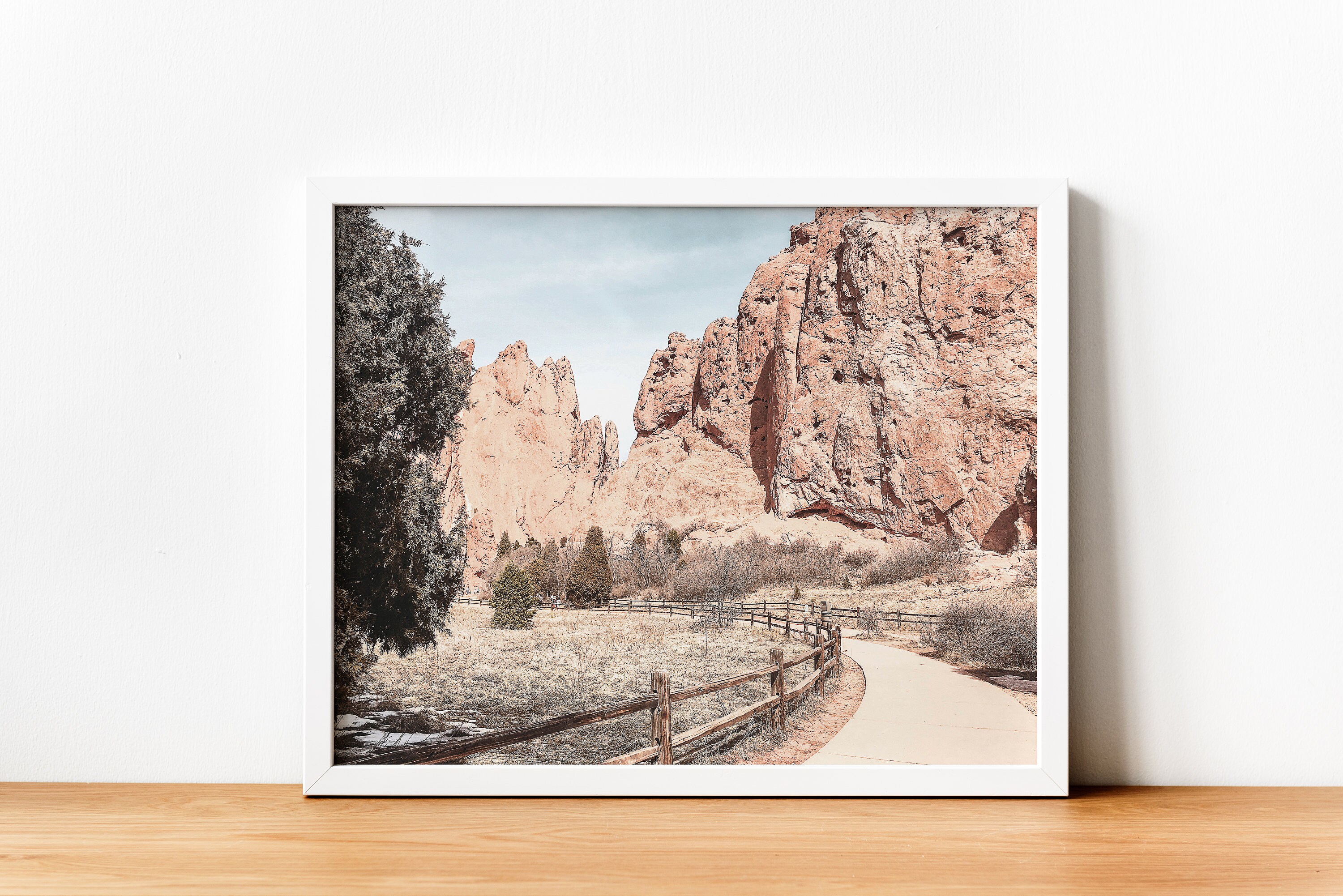 Red Rock Garden Print, Digital Download, Printable Denver Art ...