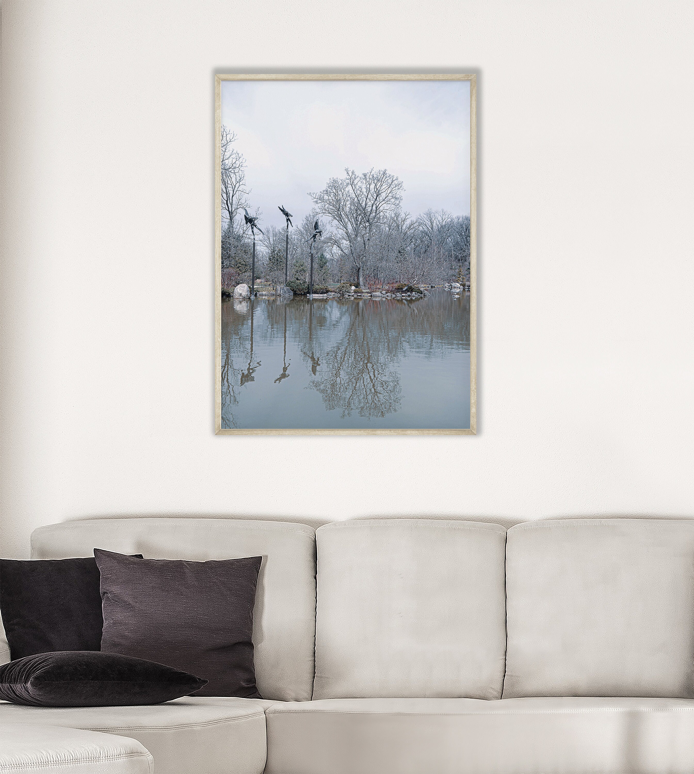 Angels Reflection on Lake Print, Digital Download, Printable Chicago ...