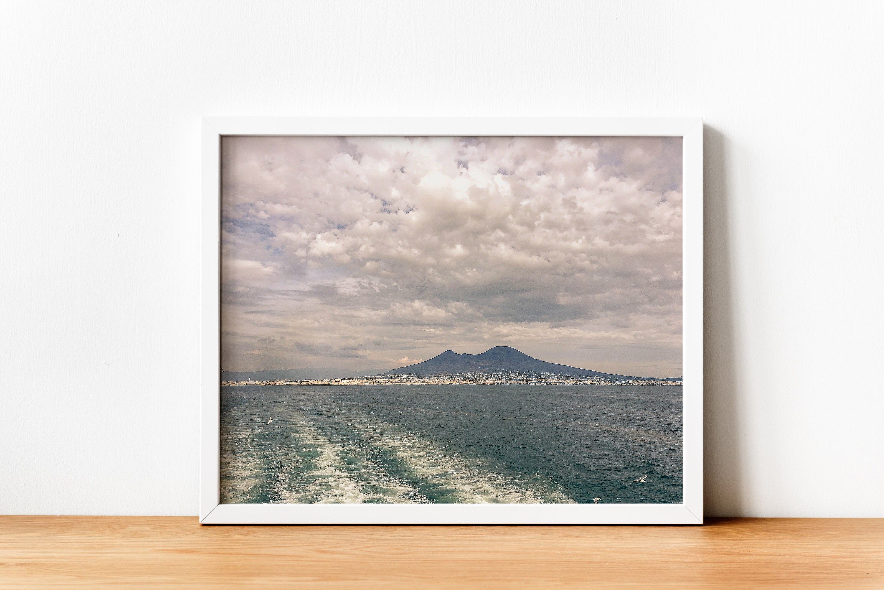 Mount Vesuvius Print, Descarga digital, Arte imprimible de Nápoles ...