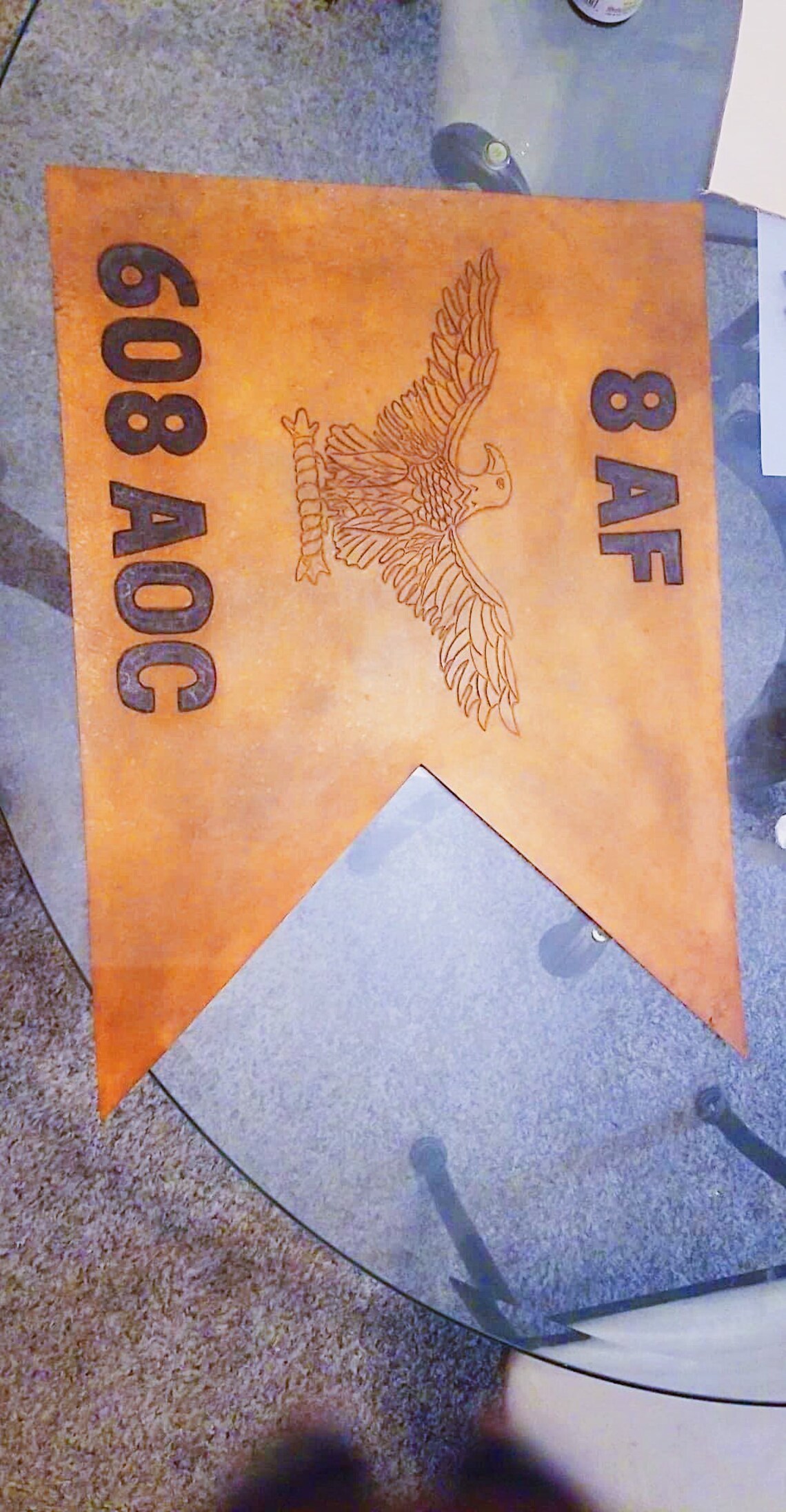 Unit Guidon Leather Flag standard Size | Etsy