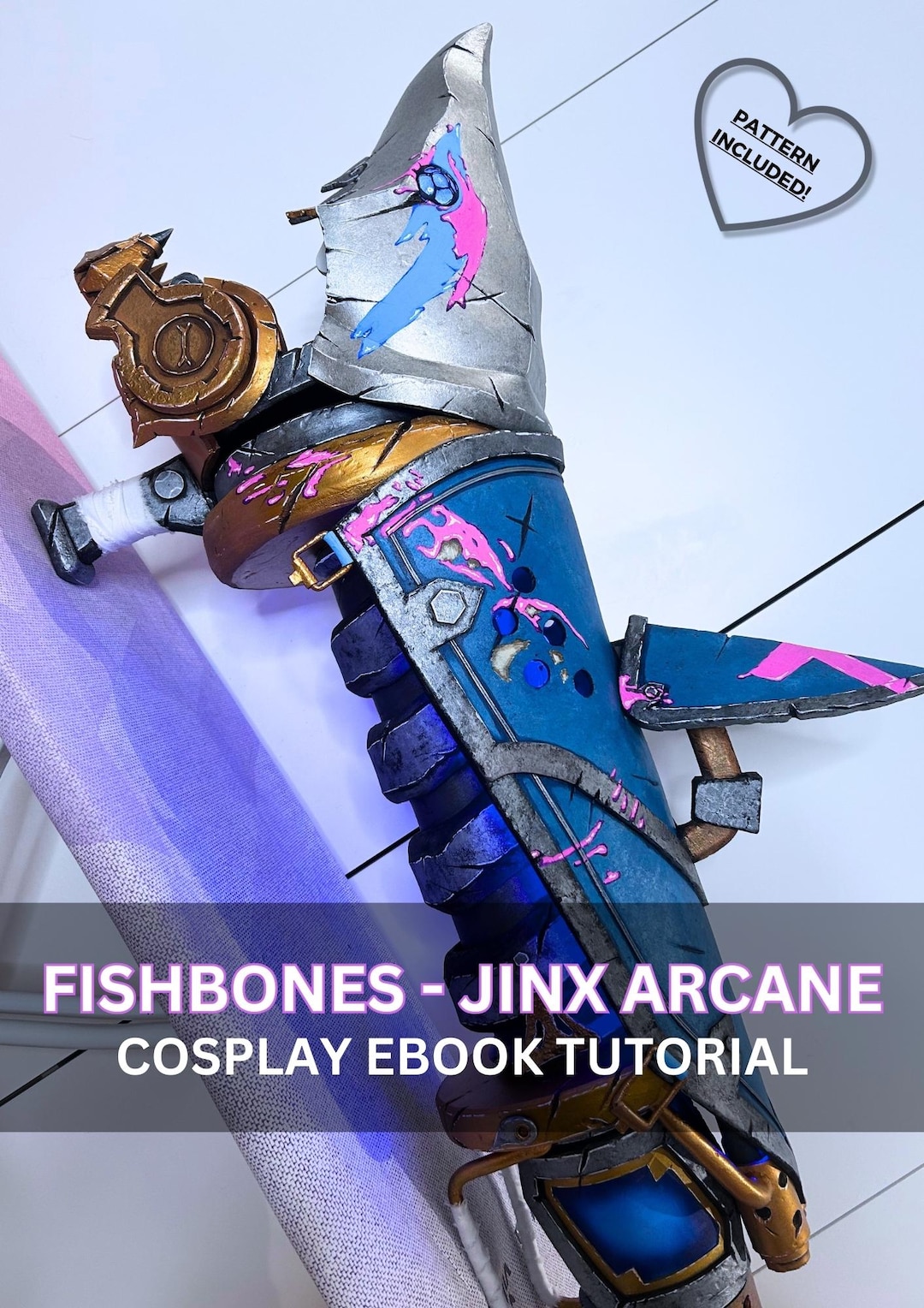 Fishbones - Jinx Arcane - Cosplay Tutorial eBook + PATTERNS - Etsy.de