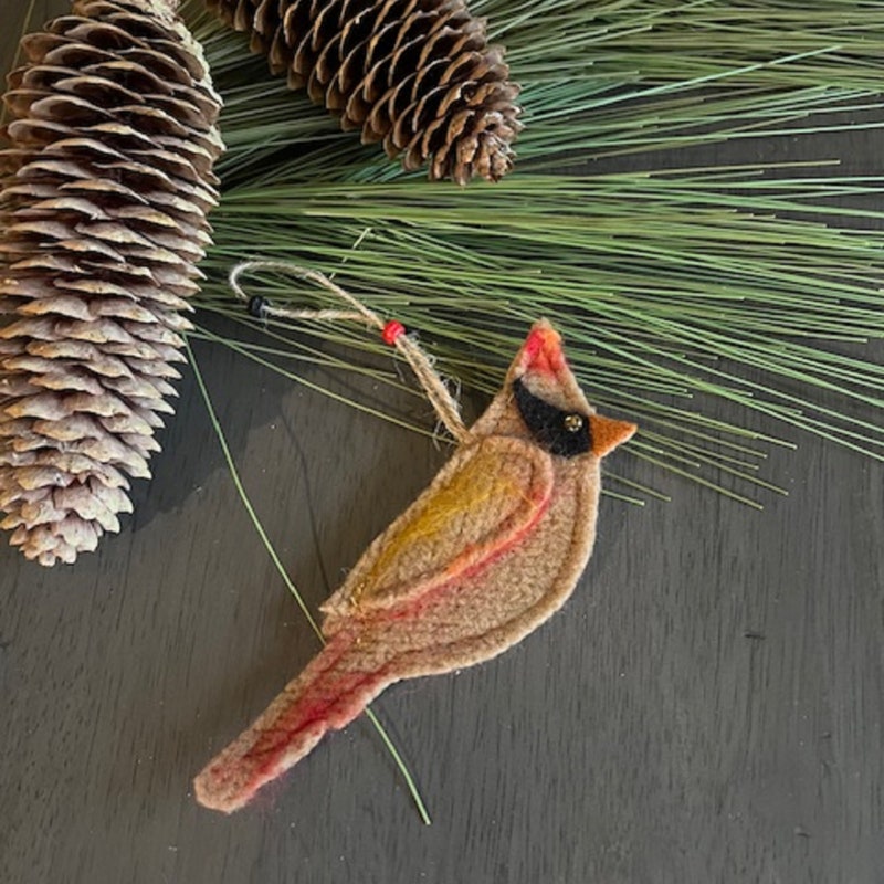 Needle Felt Cardinal - Etsy