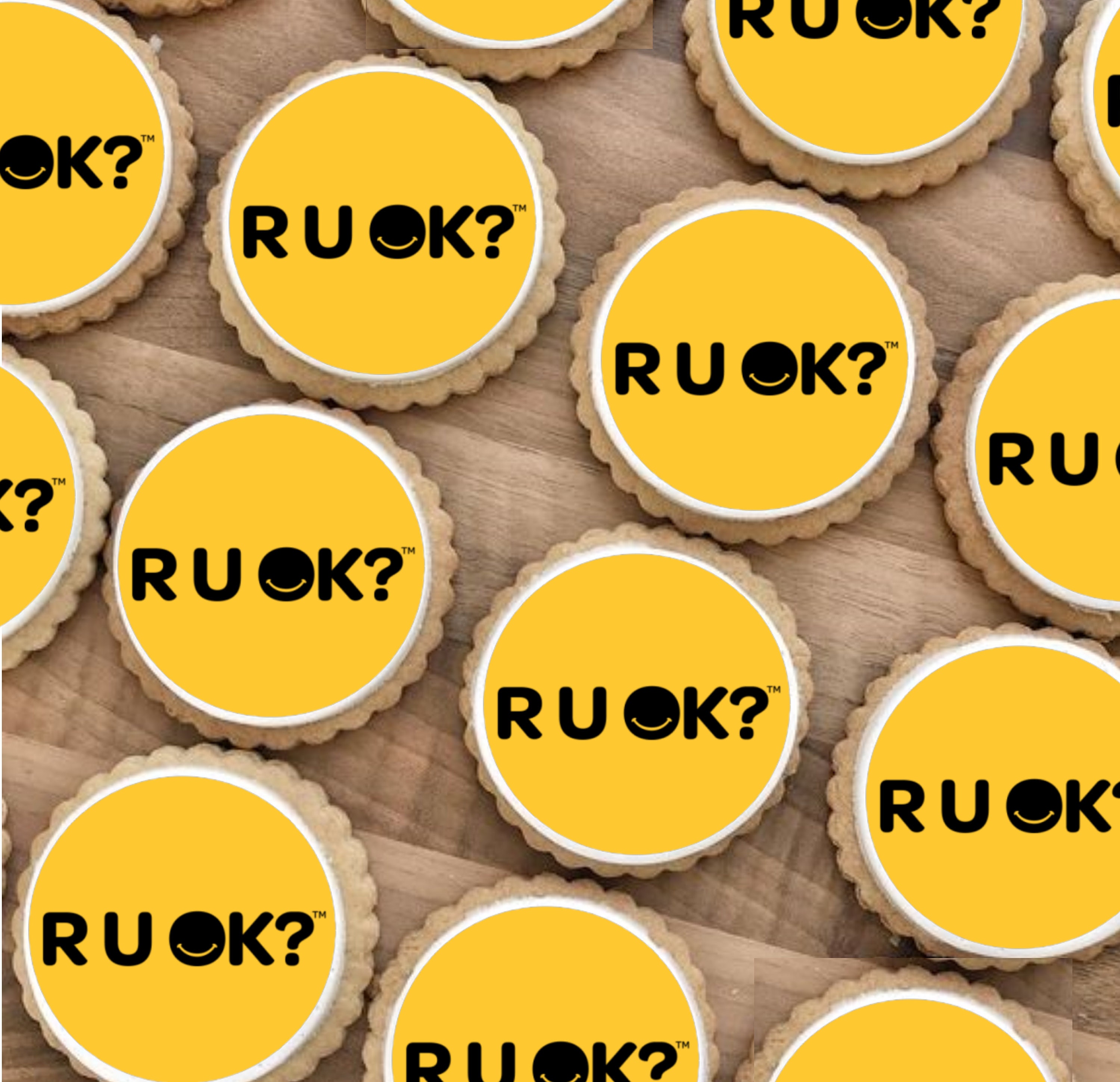 RUOK Edible Image Cupcake / Cookie Topper PRE-CUT | Etsy