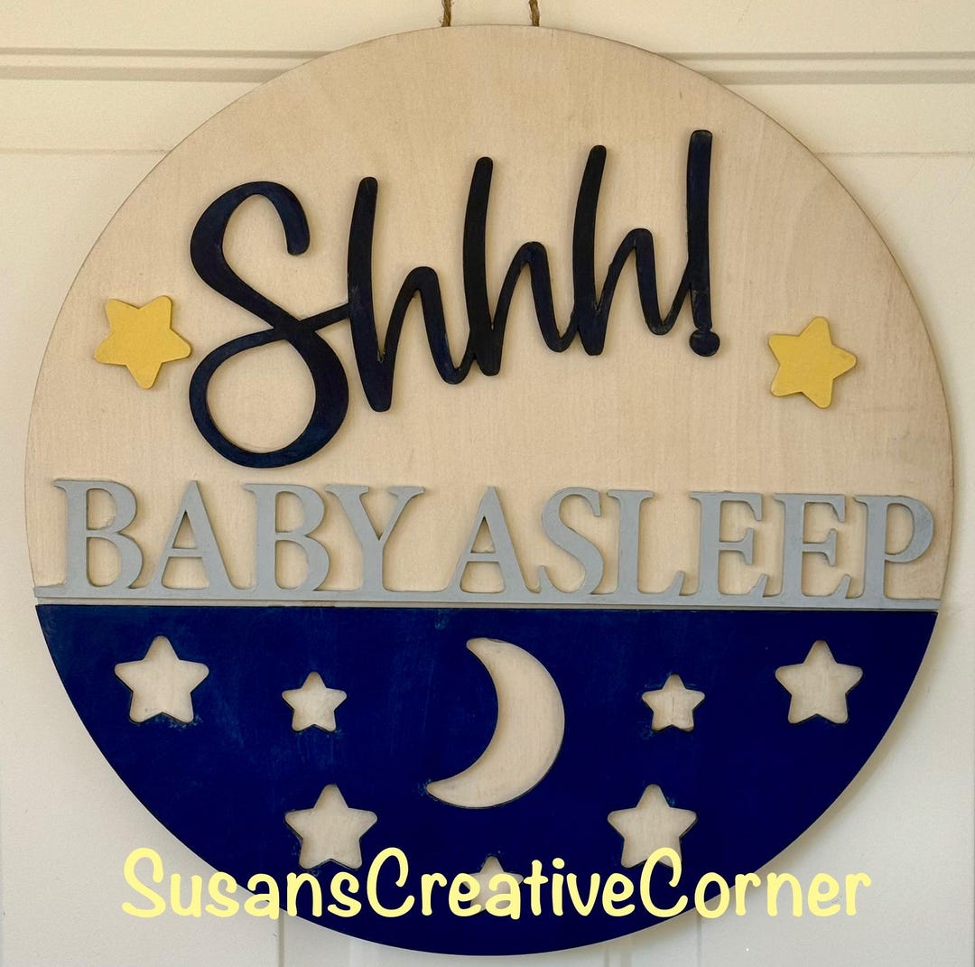 Shhhh Baby Sleeping - Etsy