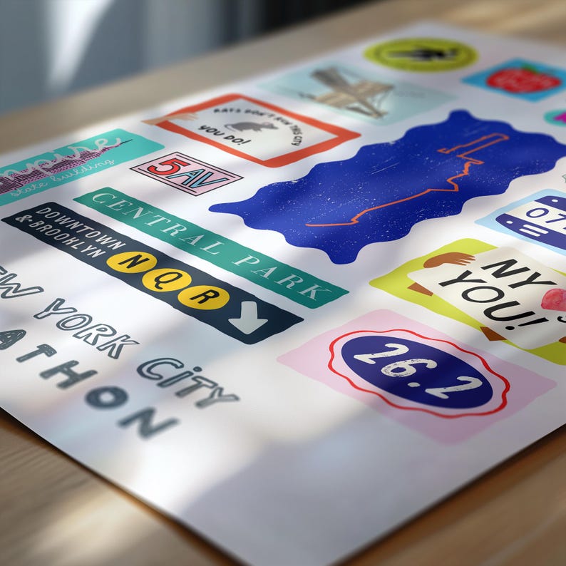 New York City Marathon Print - Etsy