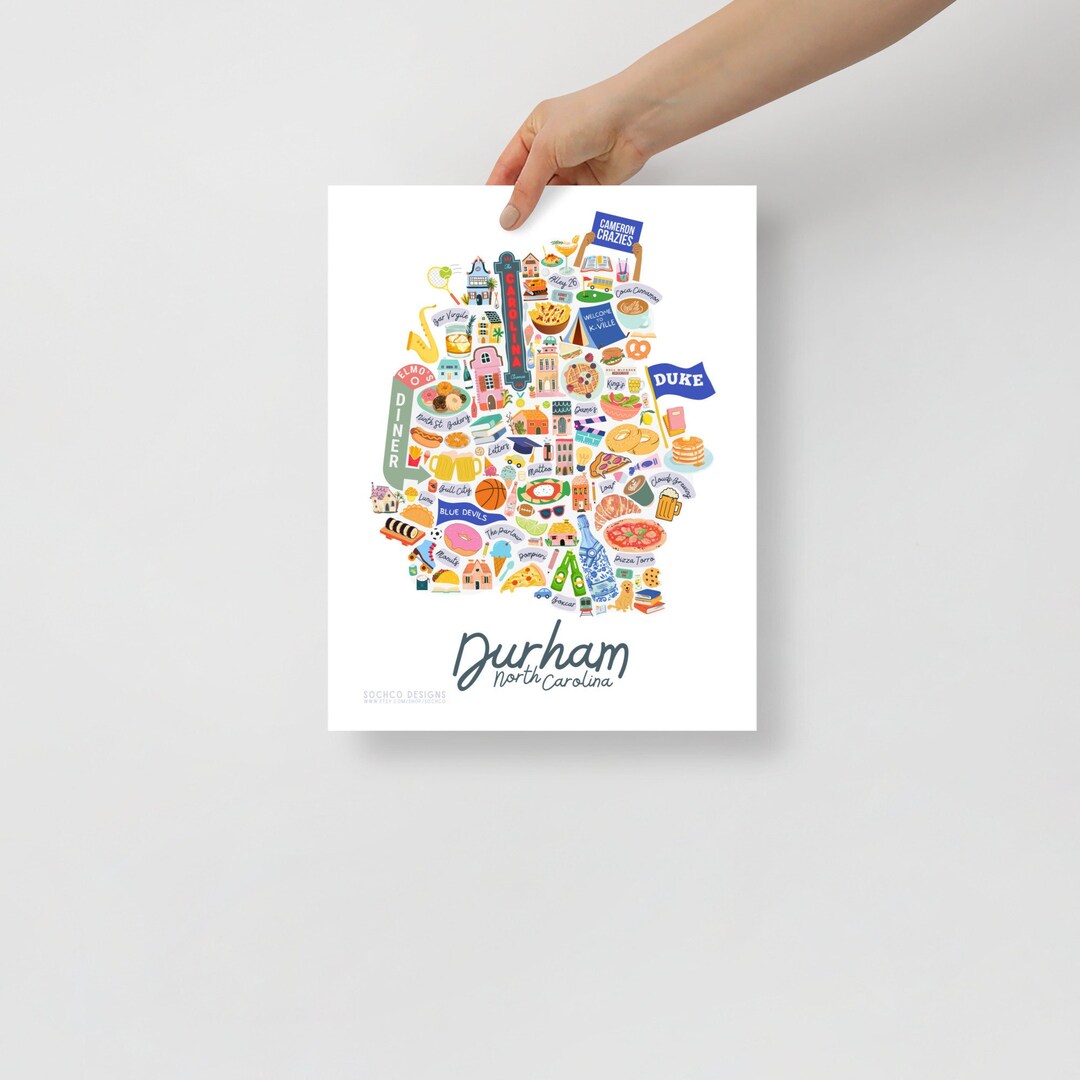 Durham Print - Etsy