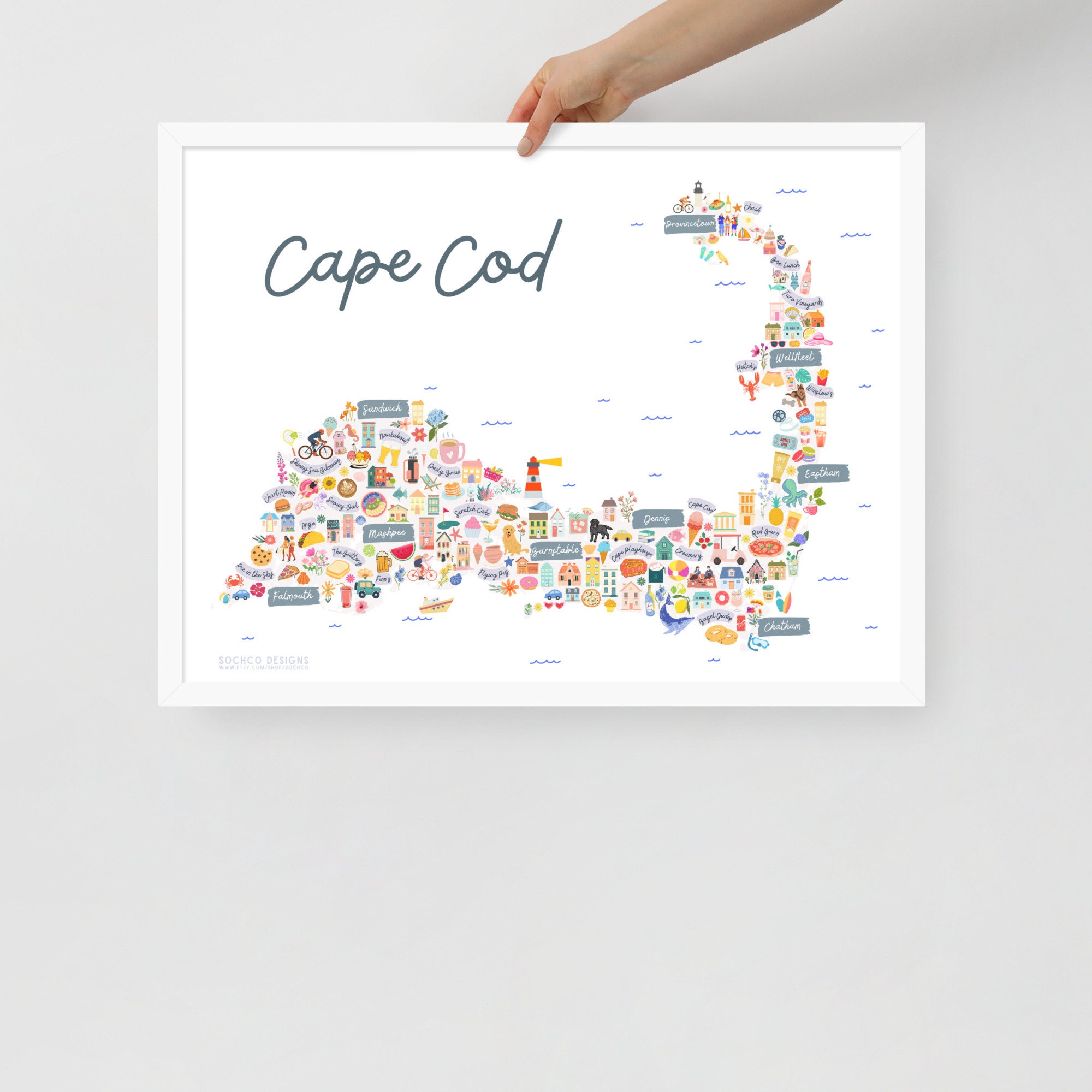 Framed Cape Cod Print - Etsy