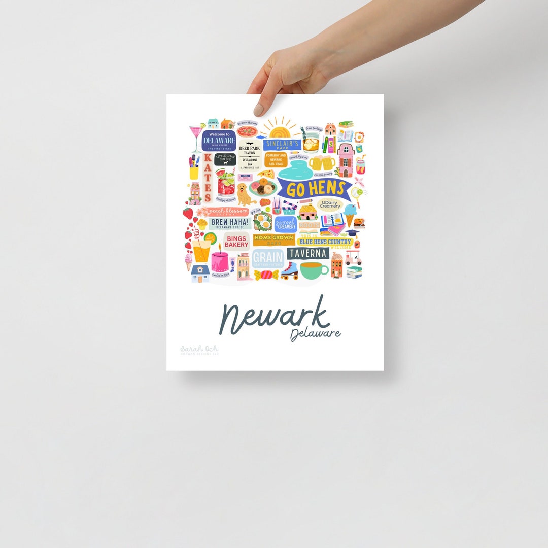 Newark Print - Etsy