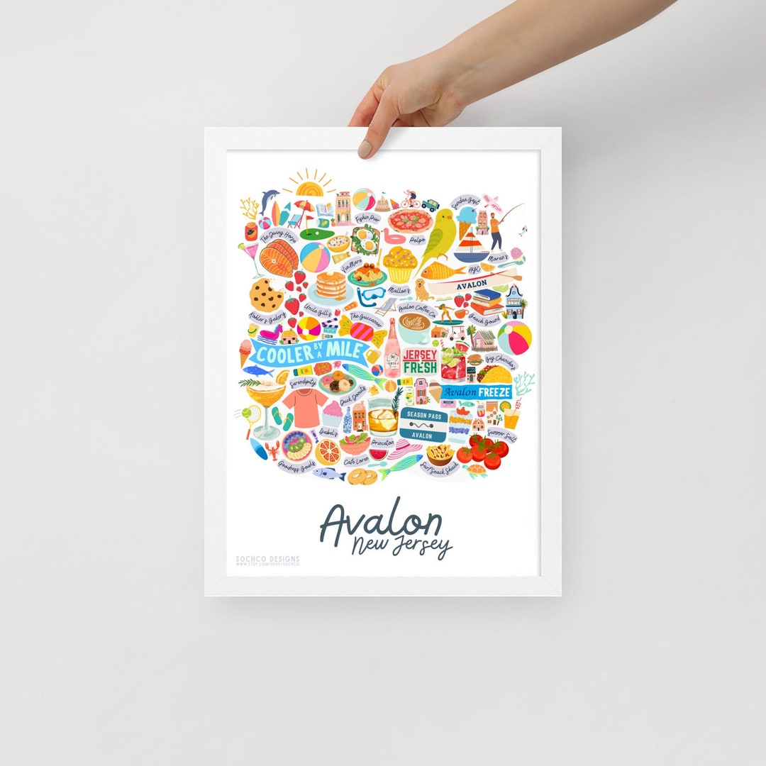 Framed Avalon Print - Etsy