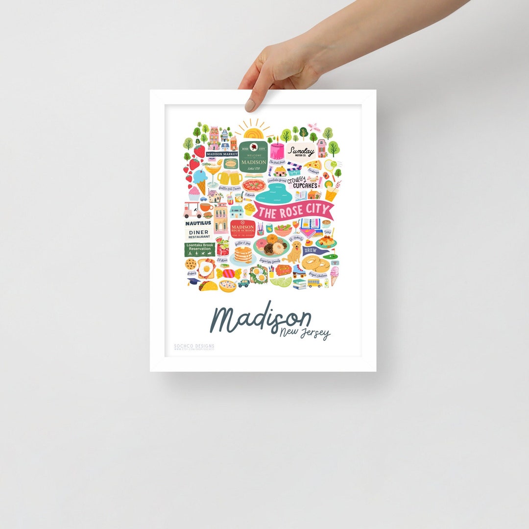 Framed Madison Print - Etsy