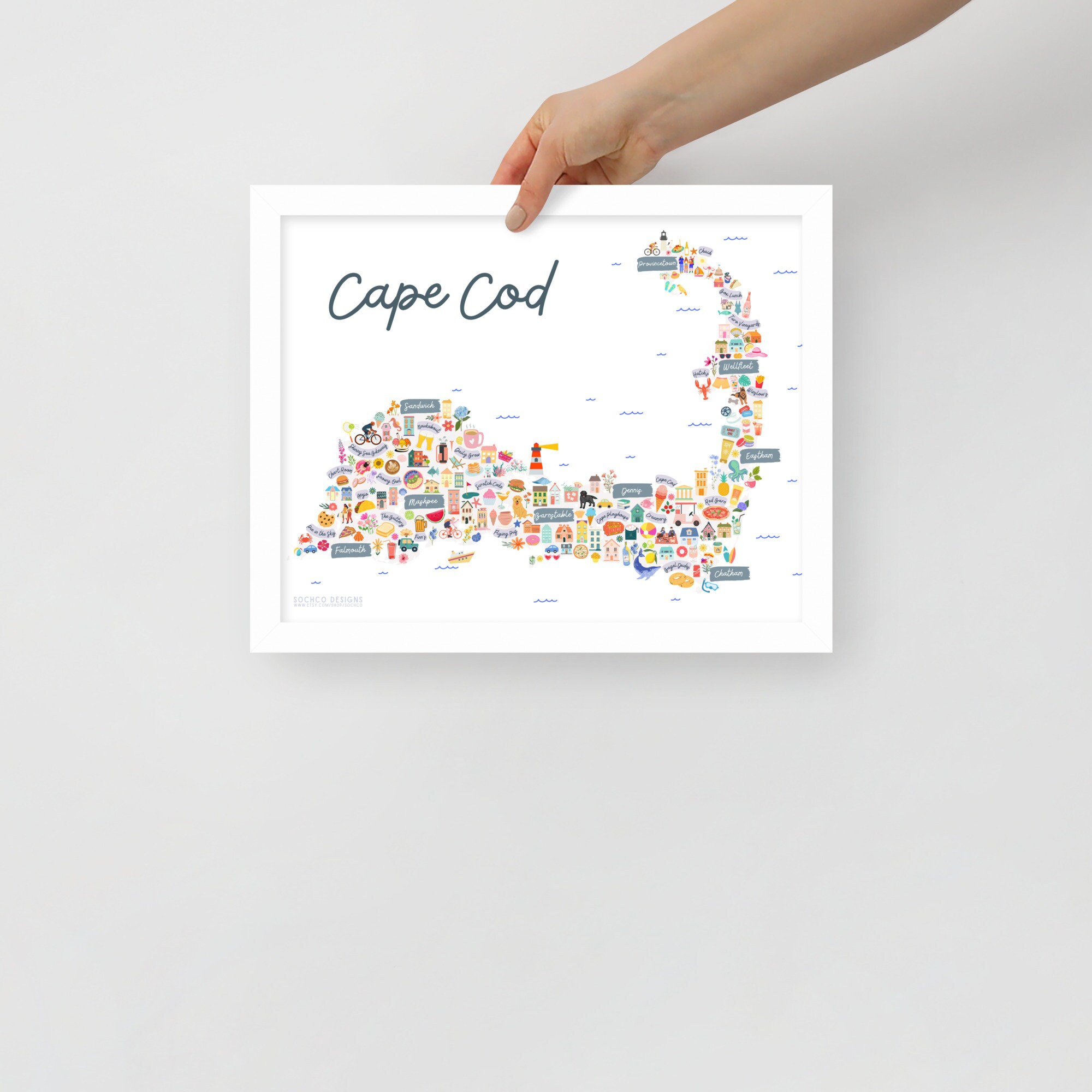 Framed Cape Cod Print - Etsy