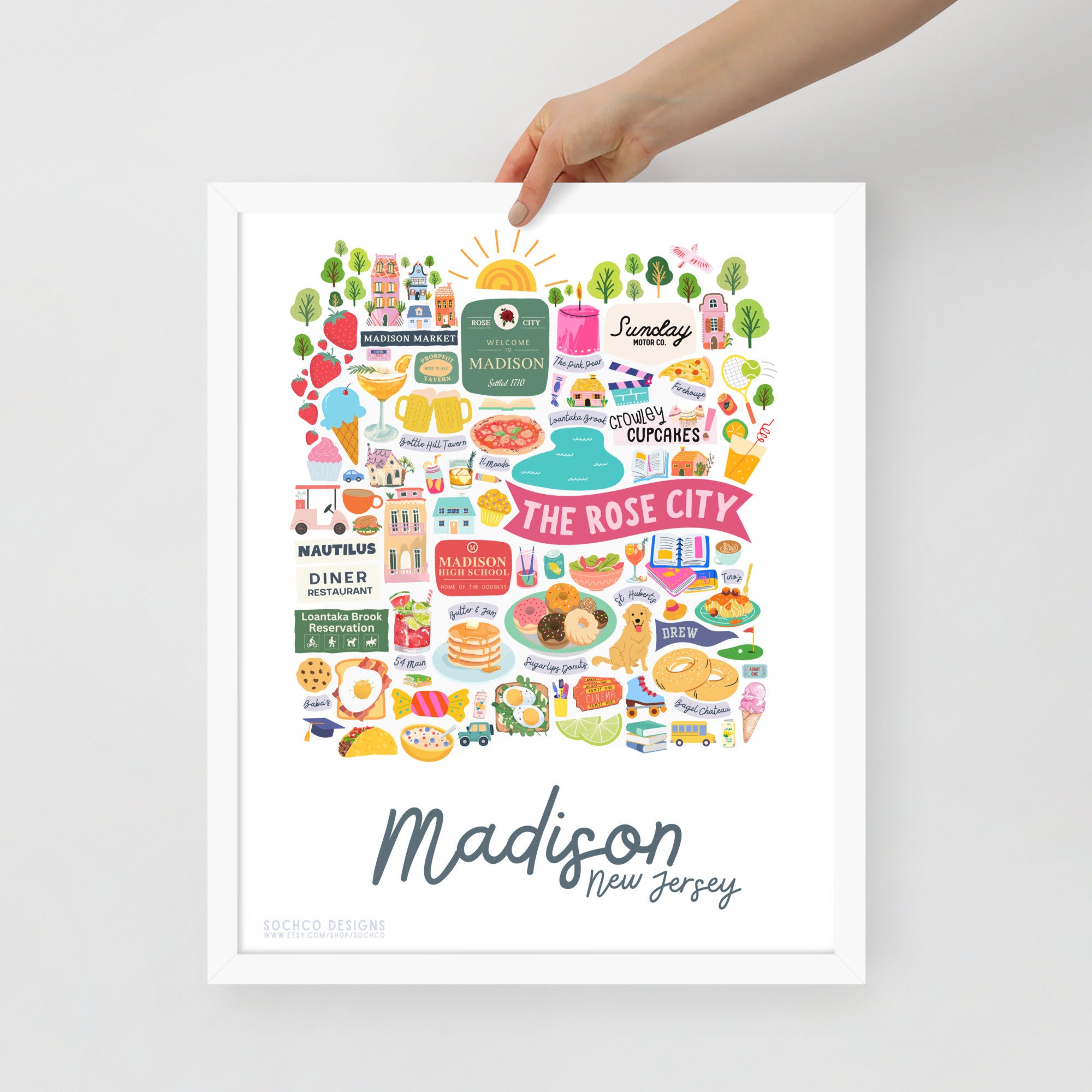 Framed Madison Print - Etsy
