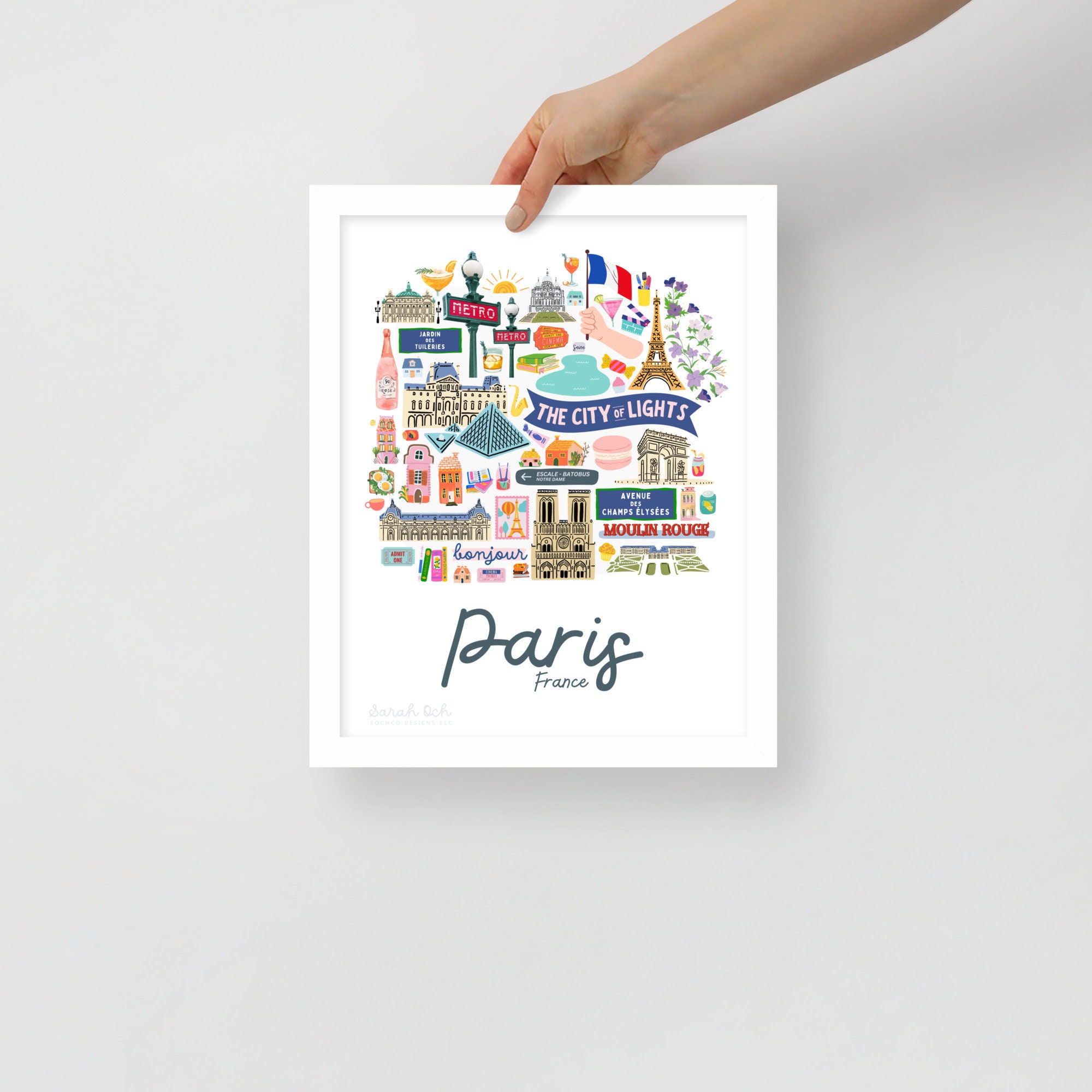 Framed Paris Print - Etsy