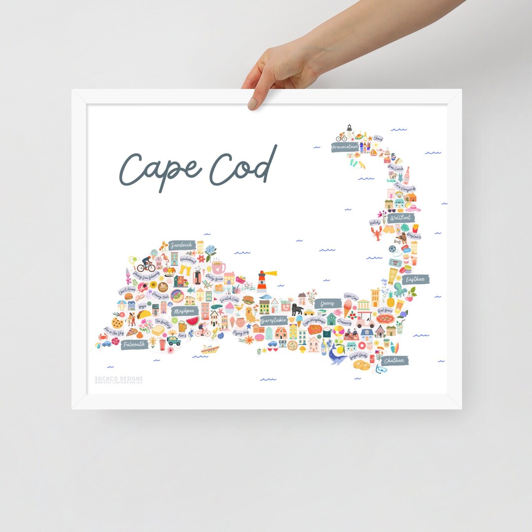 Framed Cape Cod Print - Etsy