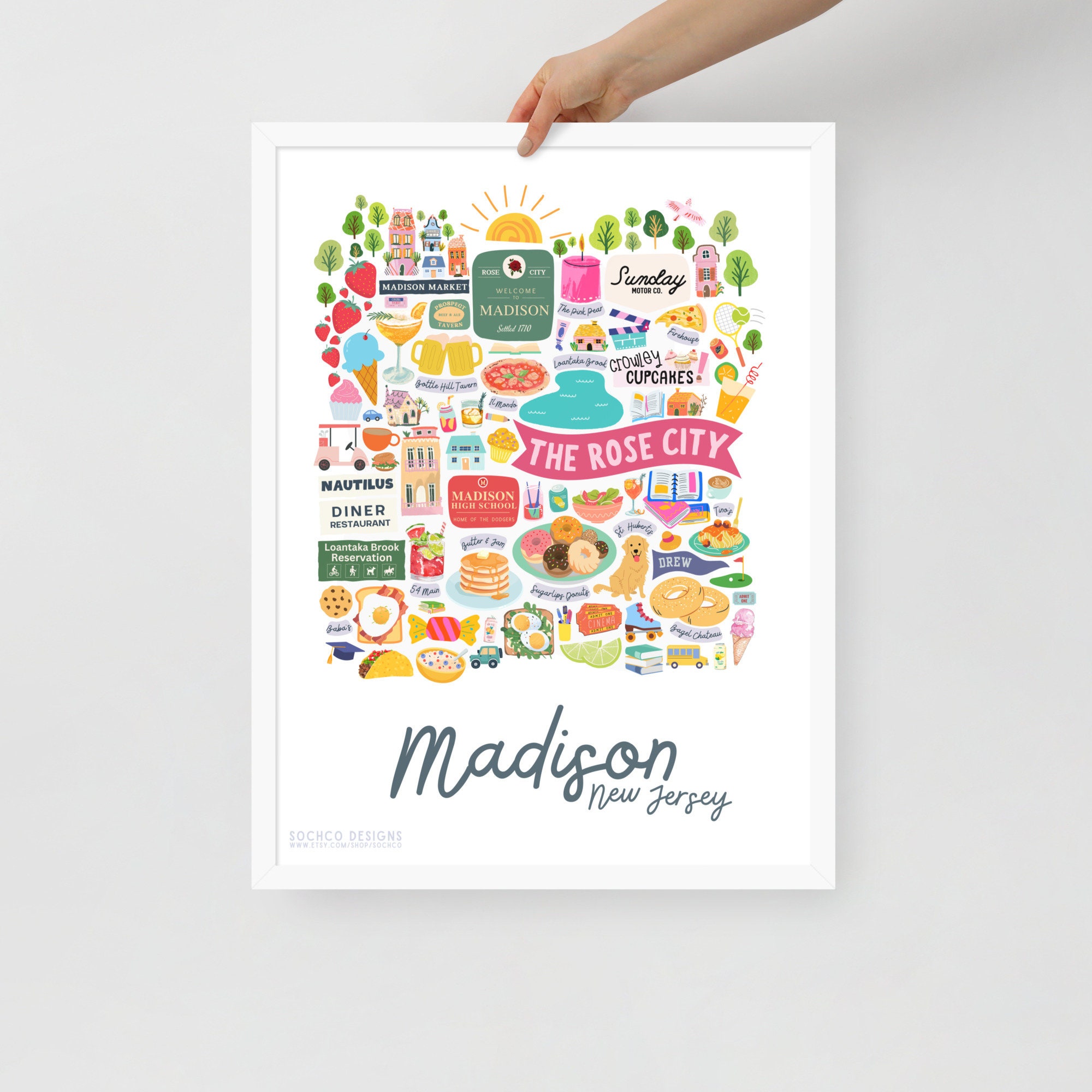 Framed Madison Print - Etsy