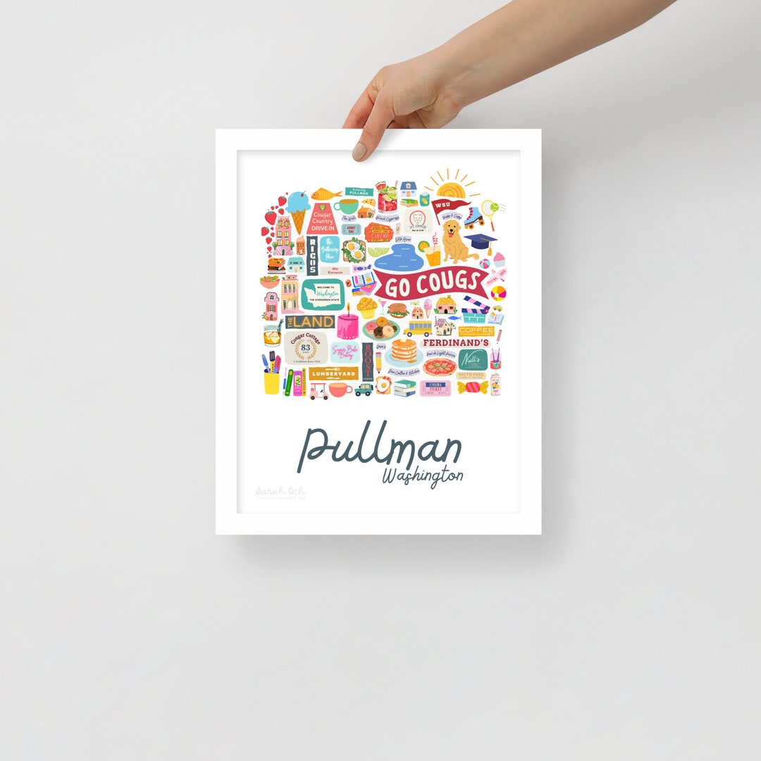 Framed Pullman Print - Etsy