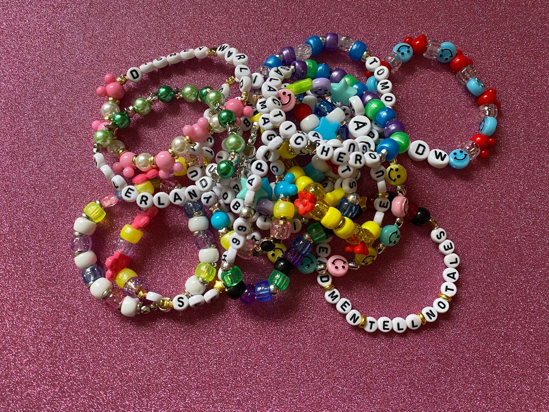Set of 16 Disney Parks Inspired Friendship Bracelets - Etsy